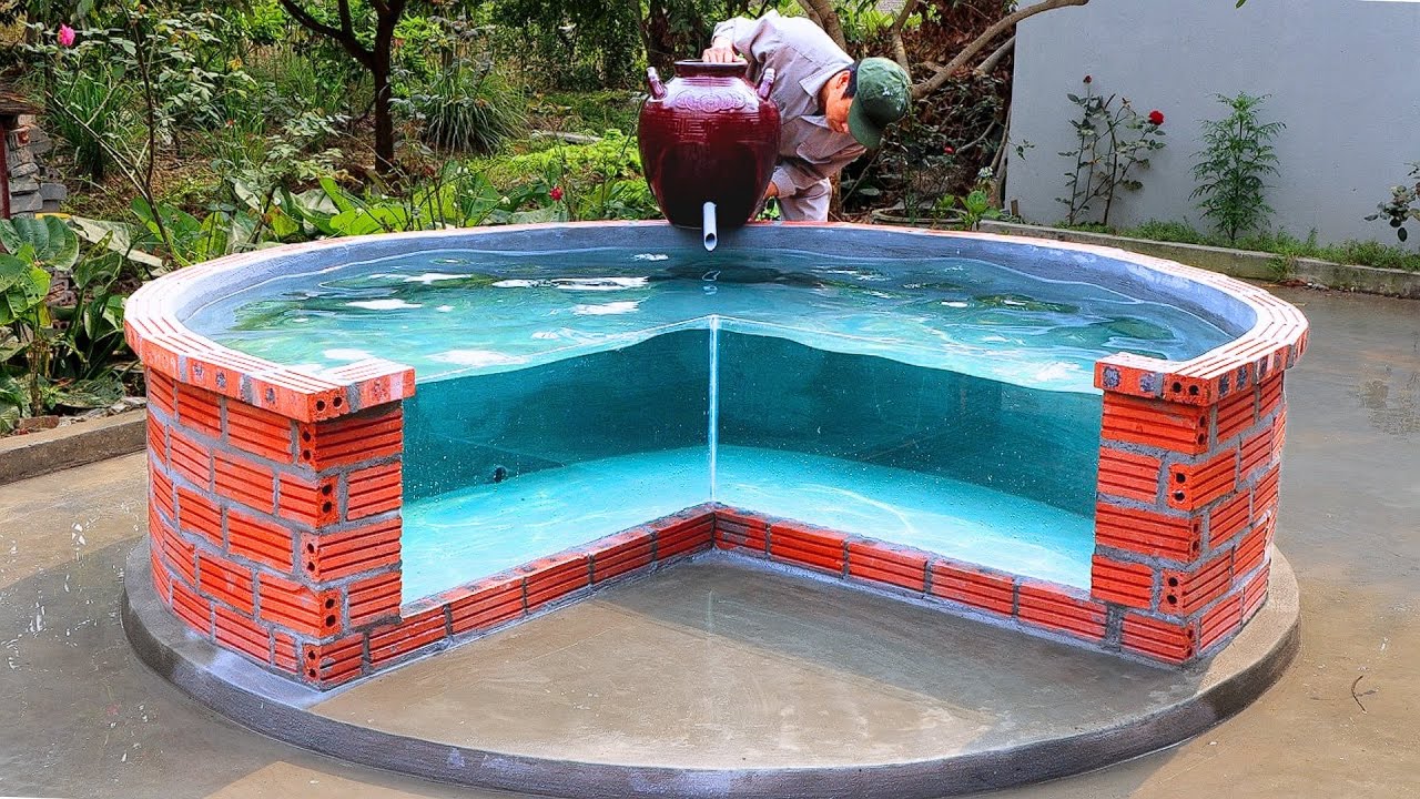 How To Make Cool backyard Koi pond - Design And Decorations