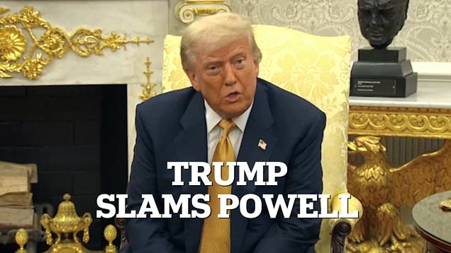 Trump slams Fed chair Jerome Powell amid possible firing