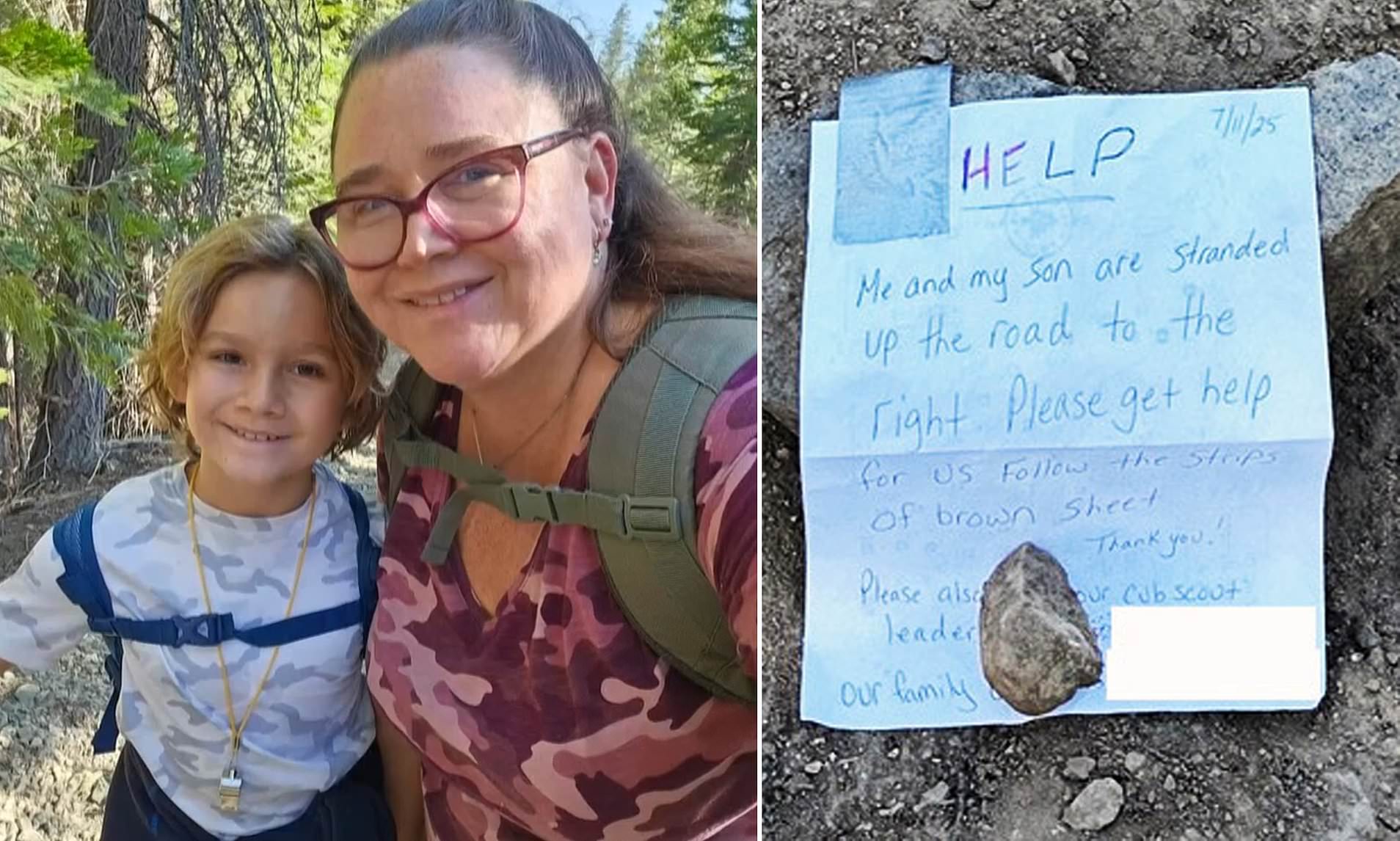 The incredible handwritten note that saved mom and child's life after ...