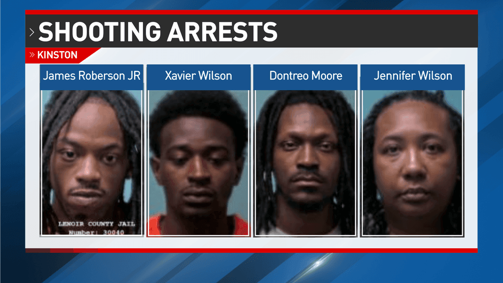 Kinston police arrest four suspects in shooting of 12-year-old at Sam's Mini Mart