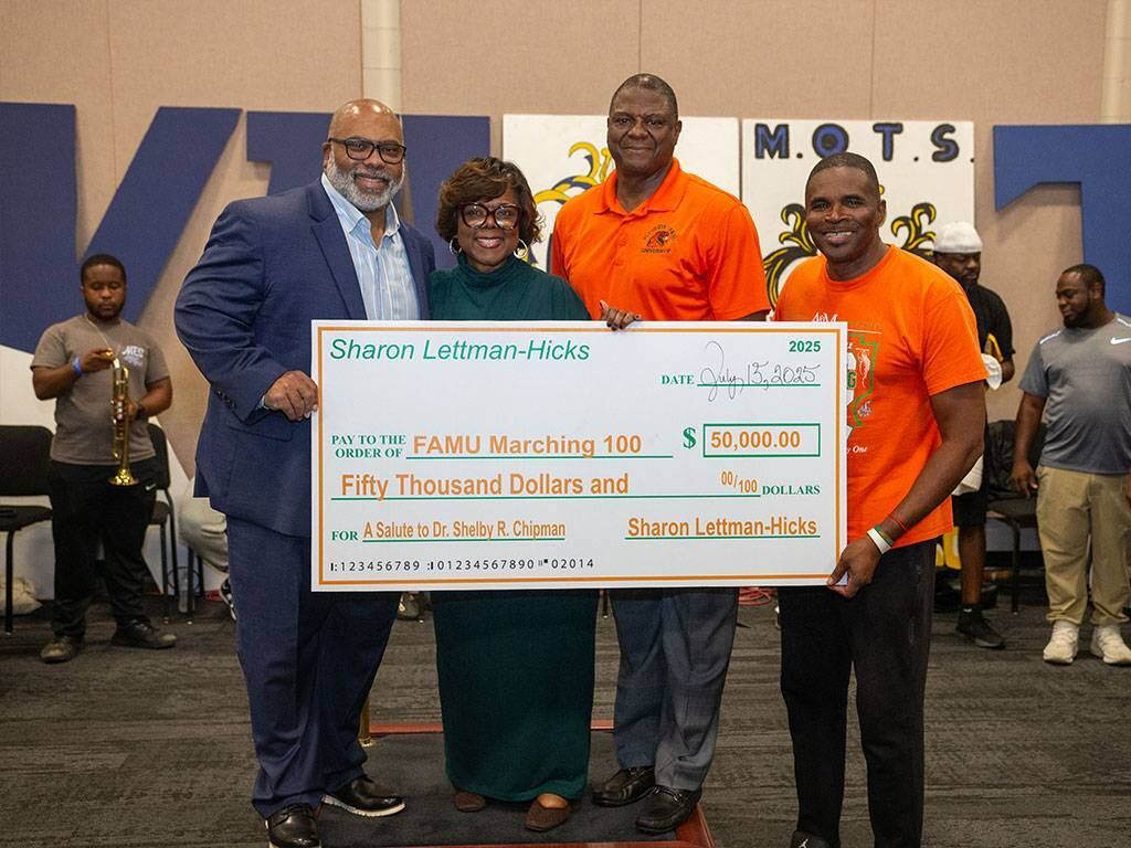 FAMU Marching 100 gifted $50K for campaign aimed at helping lighten ...
