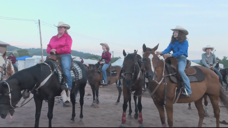 Rodeo riders take over Columbia County