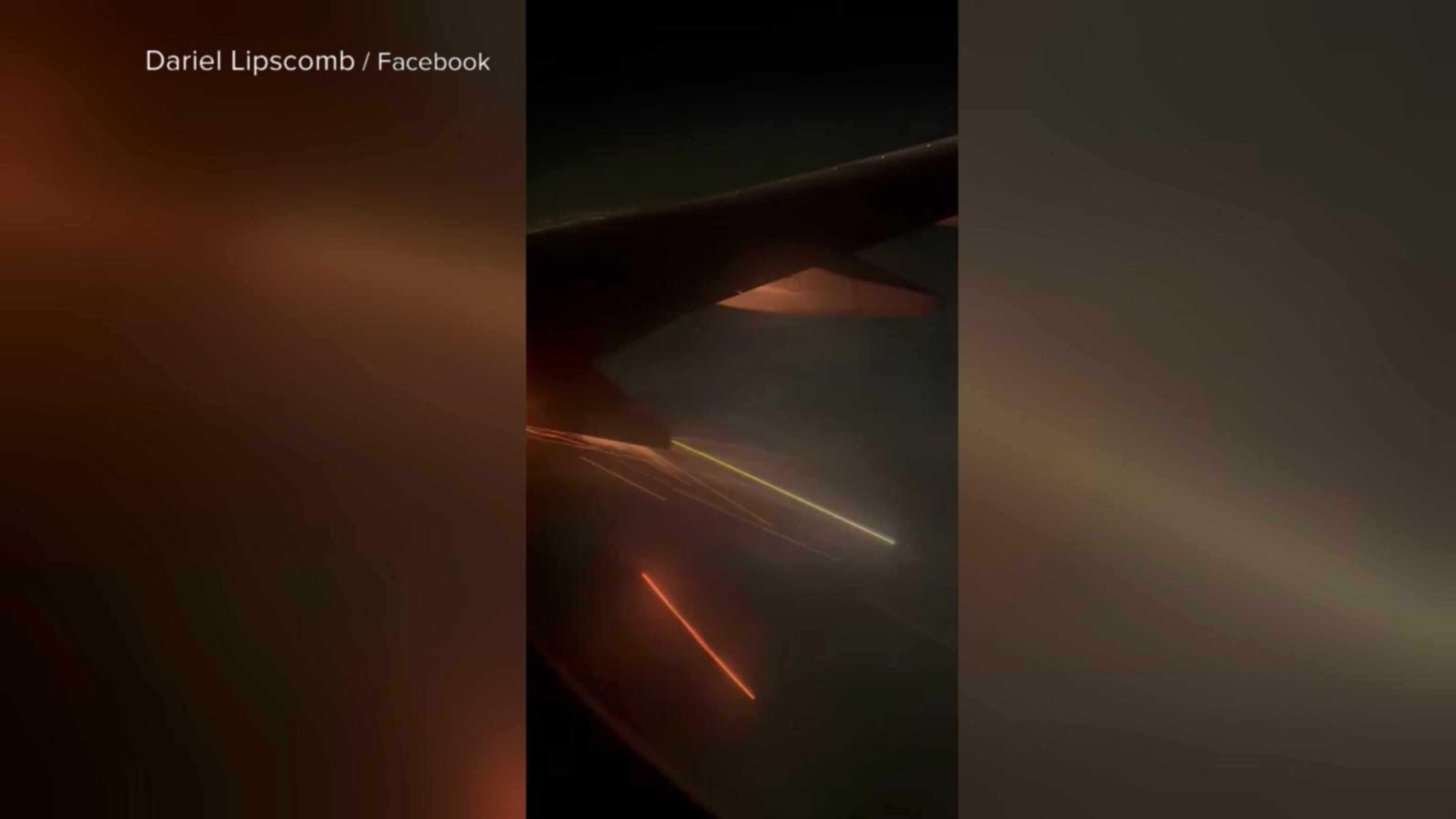 Video shows flames coming from plane engine, leading to emergency ...