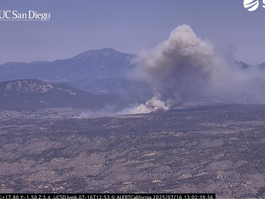 Brush Fire Erupts On State Highway Between Temecula, Palm Desert, Near ...