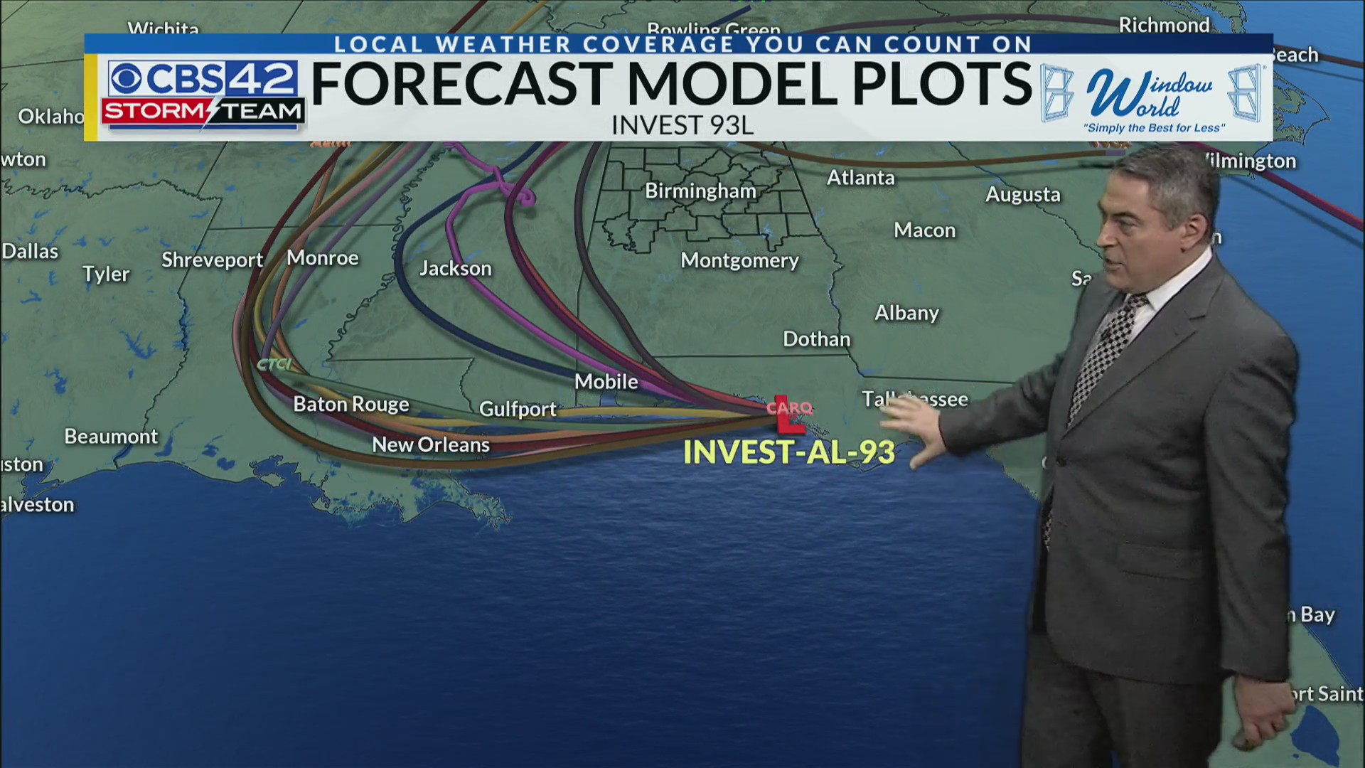 Tracking the Tropics: Invest 93-L - CBS42 News at 4 PM