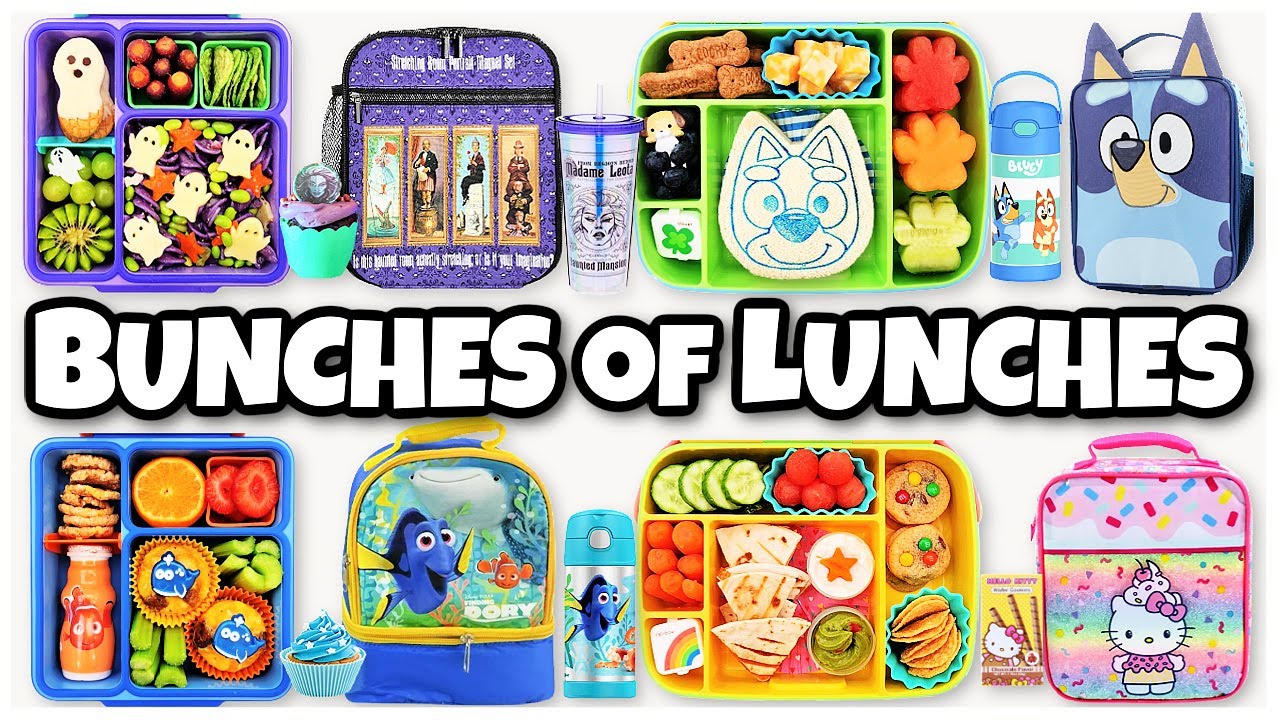 Making Disney's HAUNTED MANSION & BLUEY Themed Lunches 👻 Fun & Easy ...