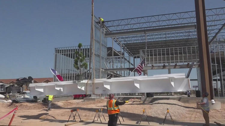 Midland Athletic Syndicate hosts 'Top-Out' ceremony for new sports complex