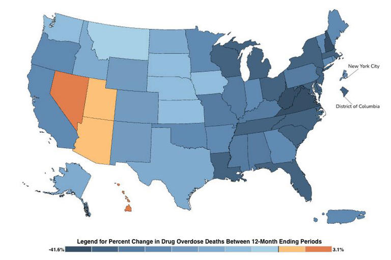 Trump's Fentanyl overdose rate lie exposed as charts reveal three-year ...