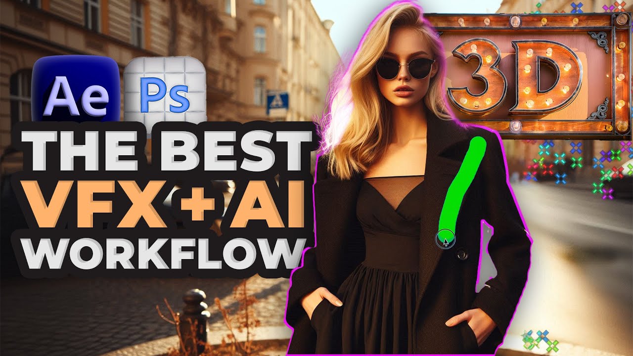 3D Camera Tracking and Rotoscoping in After Effects with Generative Fill