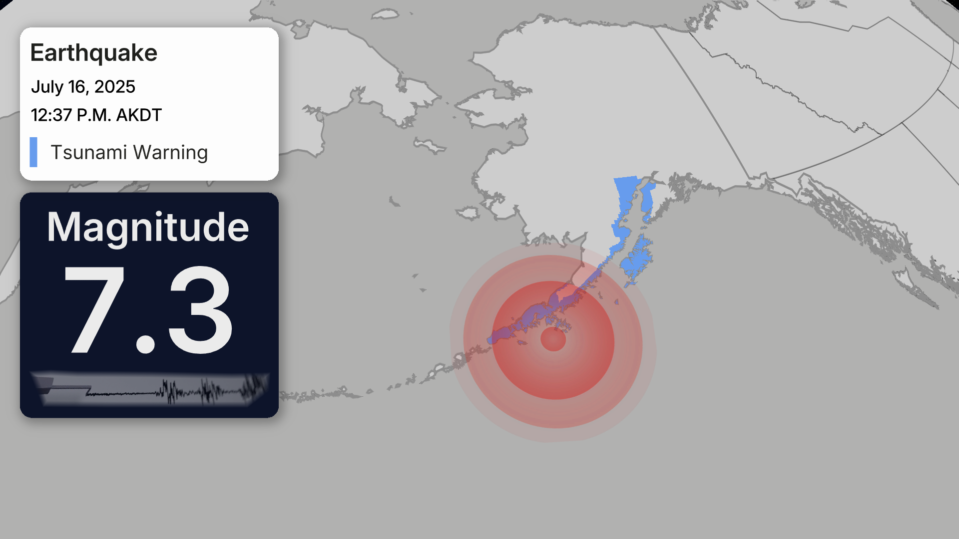 7.3 Magnitude Earthquake Shakes Alaska's Aleutian Islands; Tsunami ...