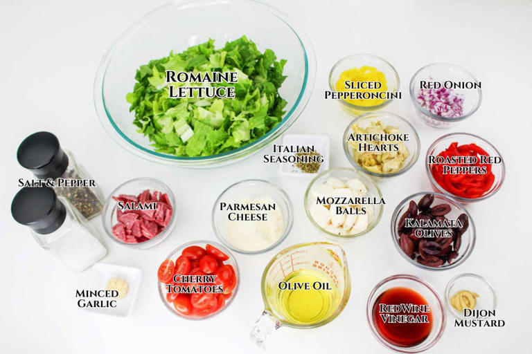 Italian chopped antipasto salad