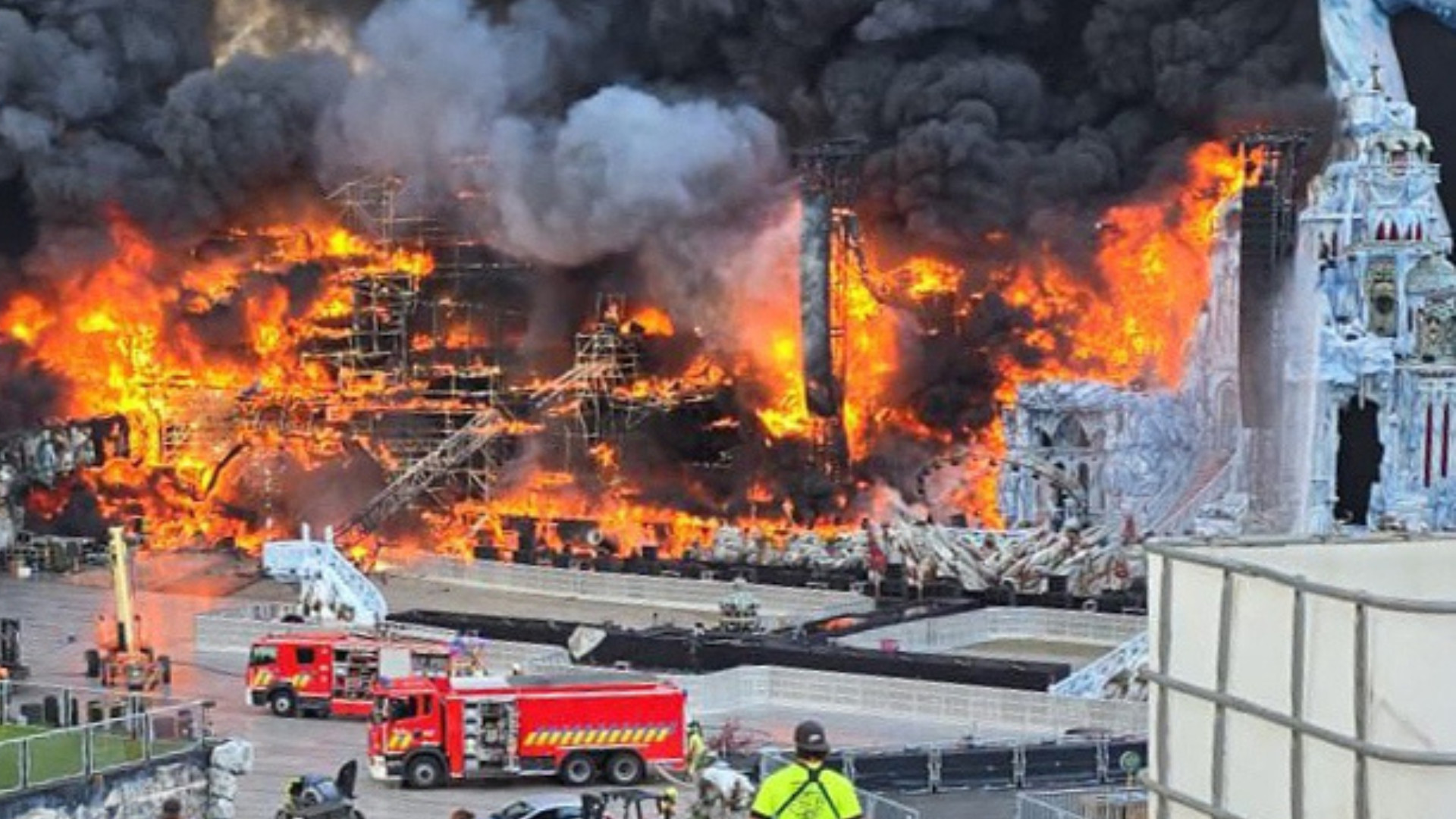 Tomorrowland Main Stage Catches Fire Days Before Festival Opening ...