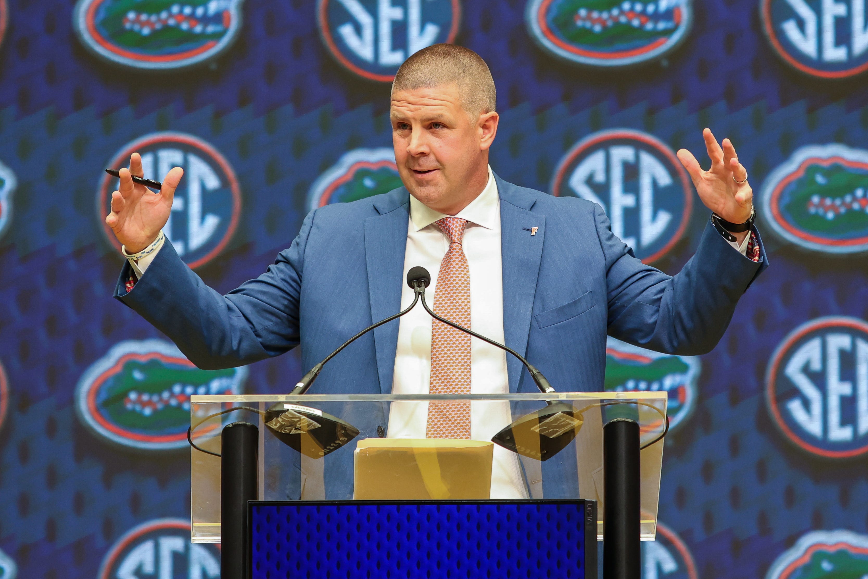 Everything Florida football coach Billy Napier said at 2025 SEC Media Days