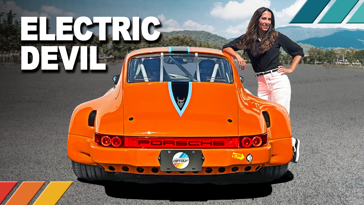 Mudslide-Surviving 1976 Porsche 911 Turned Tesla-Powered Beast