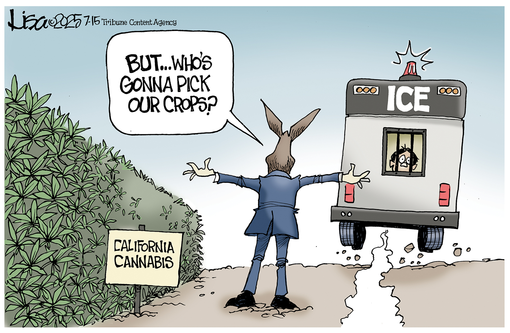 Opinion: The latest political cartoons from Lisa Benson