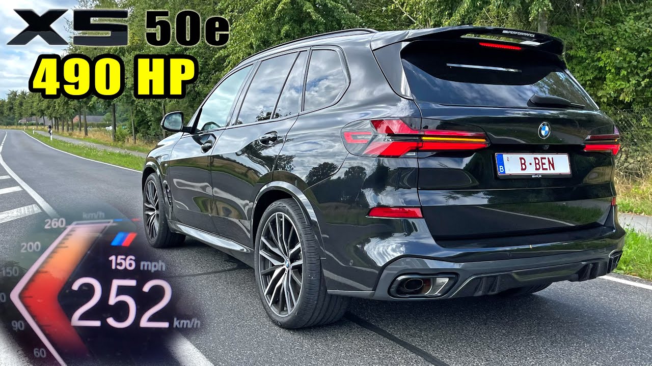 2024 BMW X5 50e 490HP | 0–100, 100–200, 1/4 Mile Acceleration & Sound POV