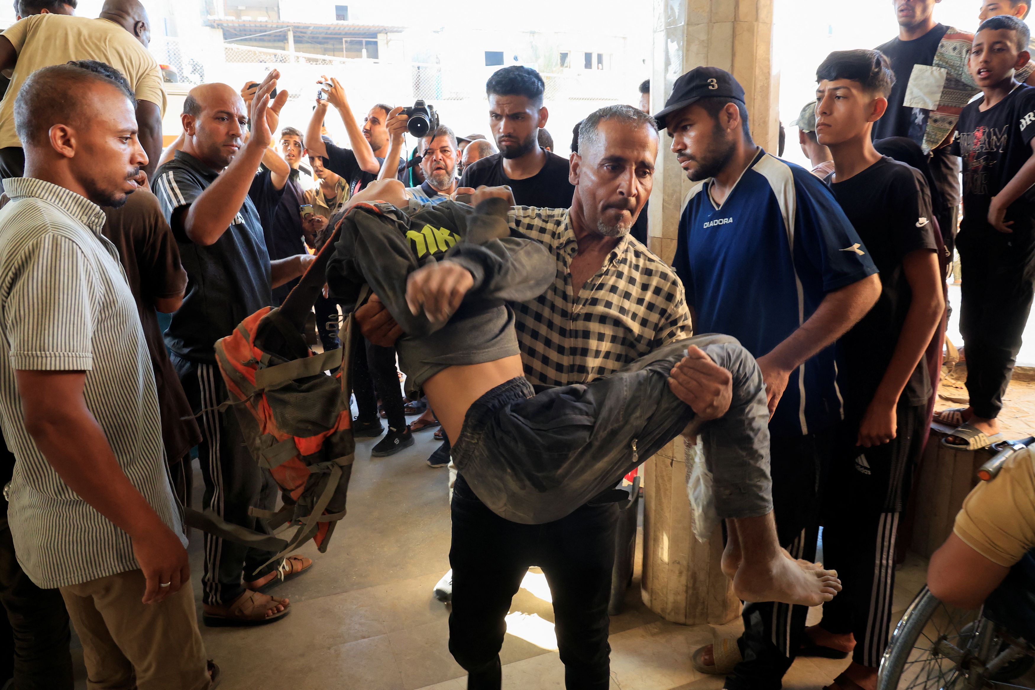 Stampede at Gaza aid distribution site kills at least 21, Health ...