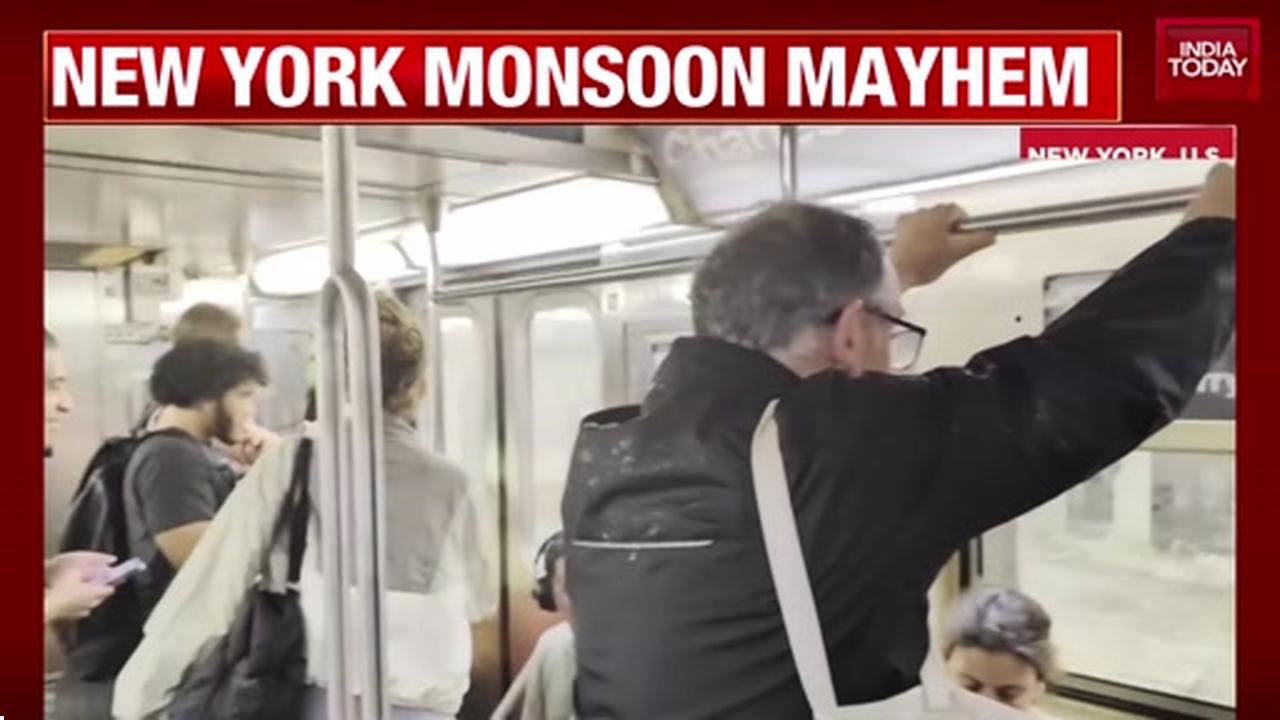 New York, New Jersey hit by flash floods; Manhattan subway inundated