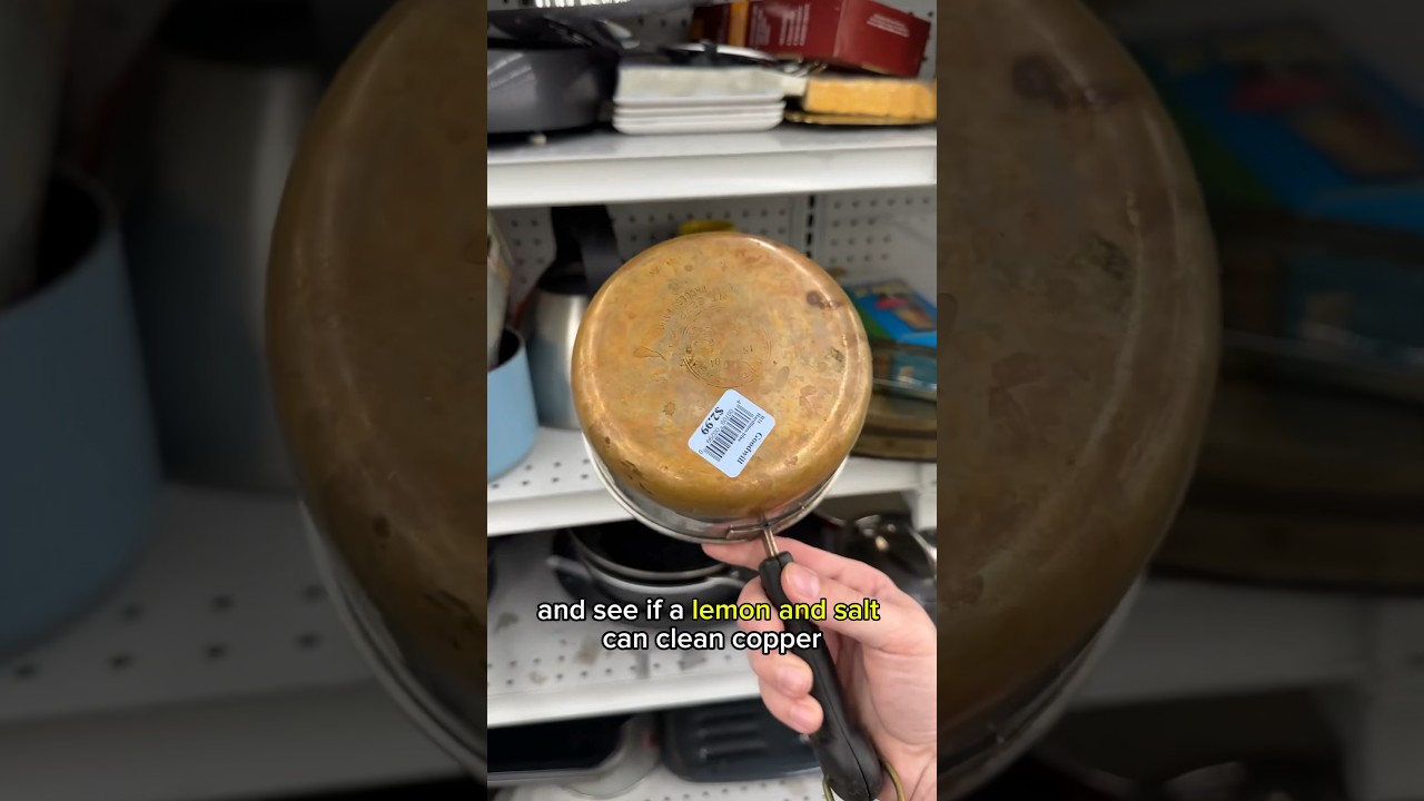 I Cleaned This Pot With Lemon And Salt!