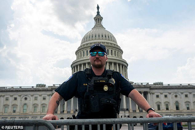 Capitol Police detain man in cowboy hat with 'bow and arrow' close to ...