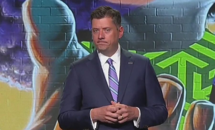 OKC Mayor David Holt discusses downtown arena renderings in State of City address