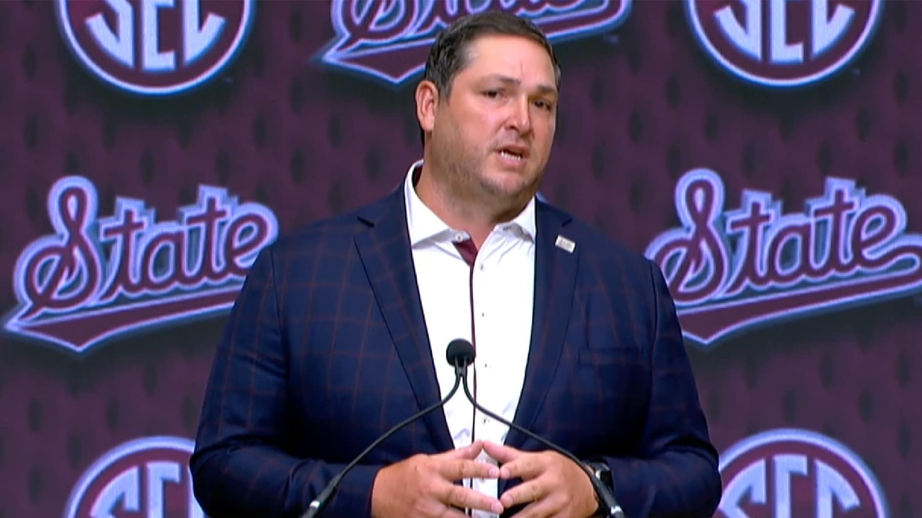 Everything Mississippi State coach Jeff Lebby said at SEC Media Days