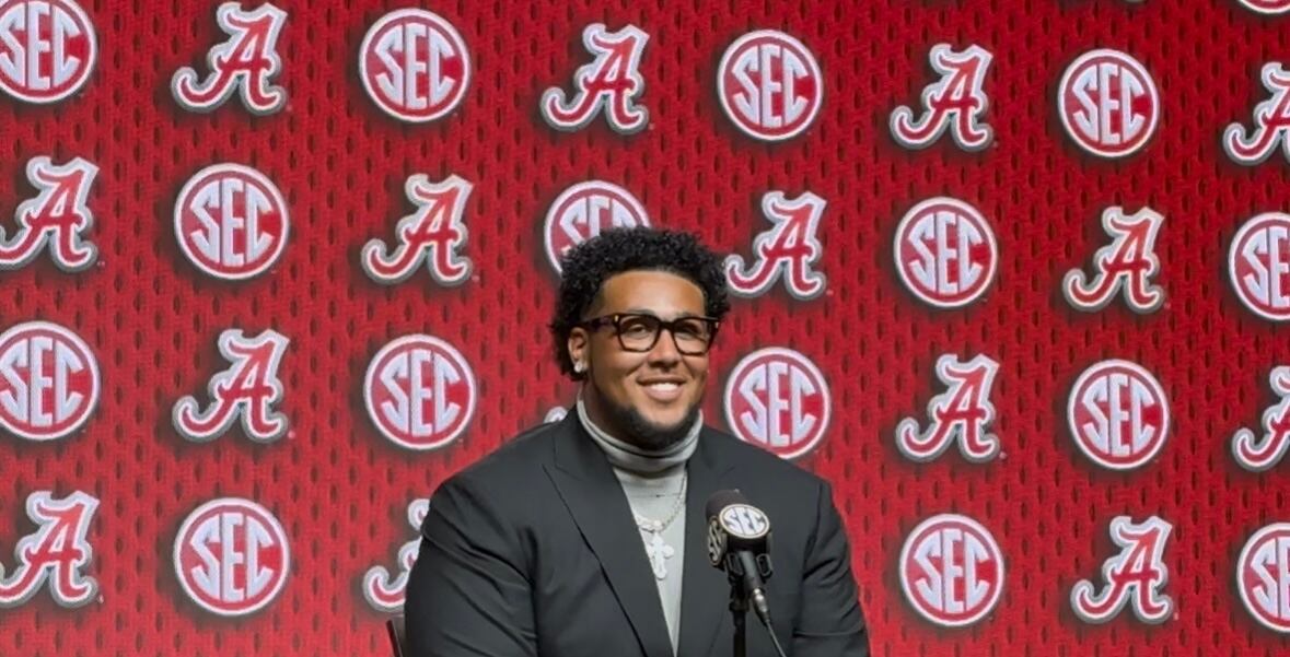 ‘He was just trying to run through me’: Alabama offensive lineman ...