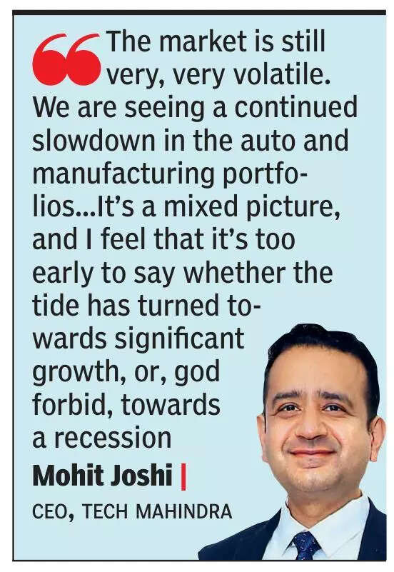 TechM revenue drops 1% YoY in June quarter