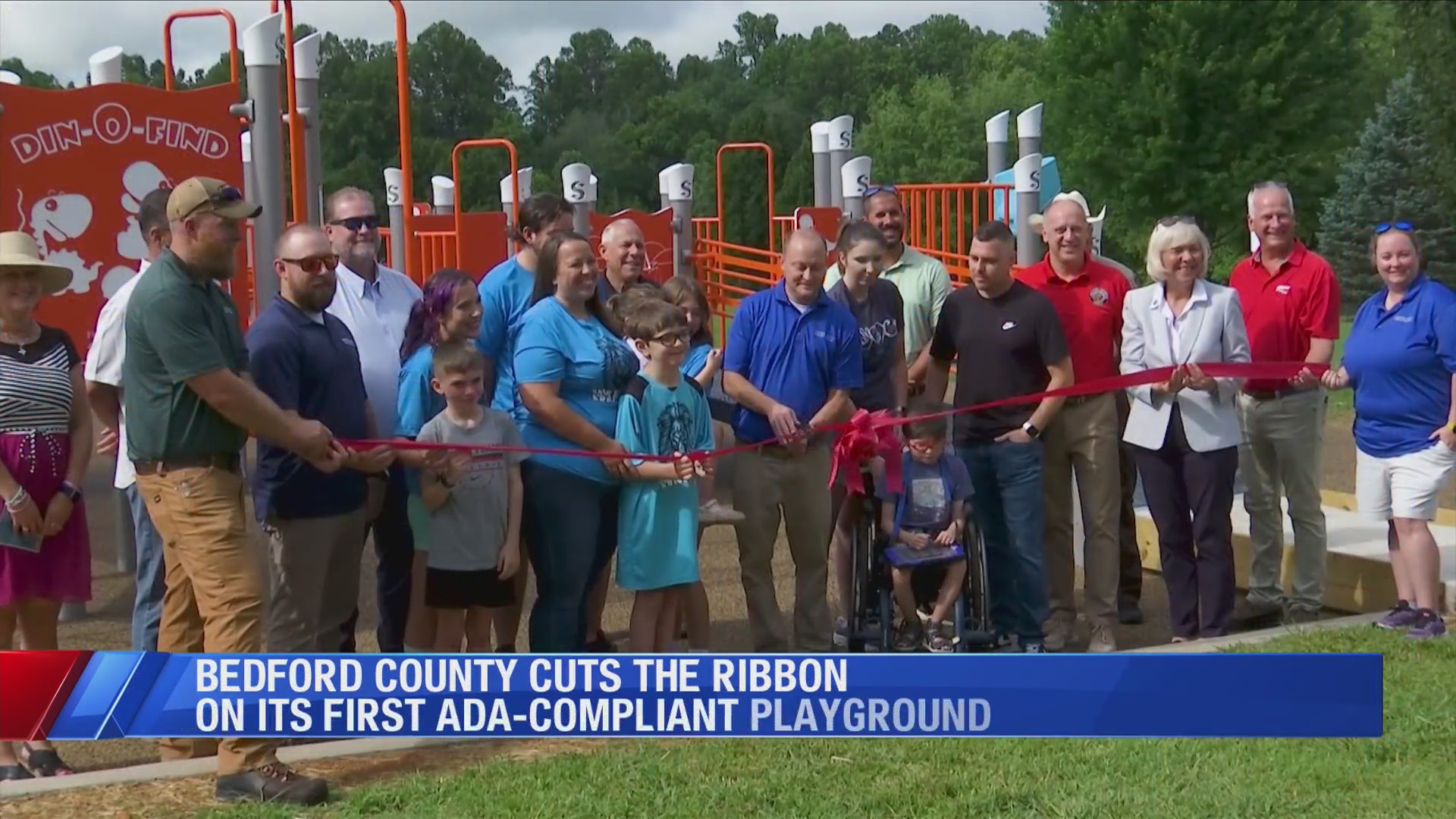 Ribbon cut on Bedford's first ADA-compliant playground