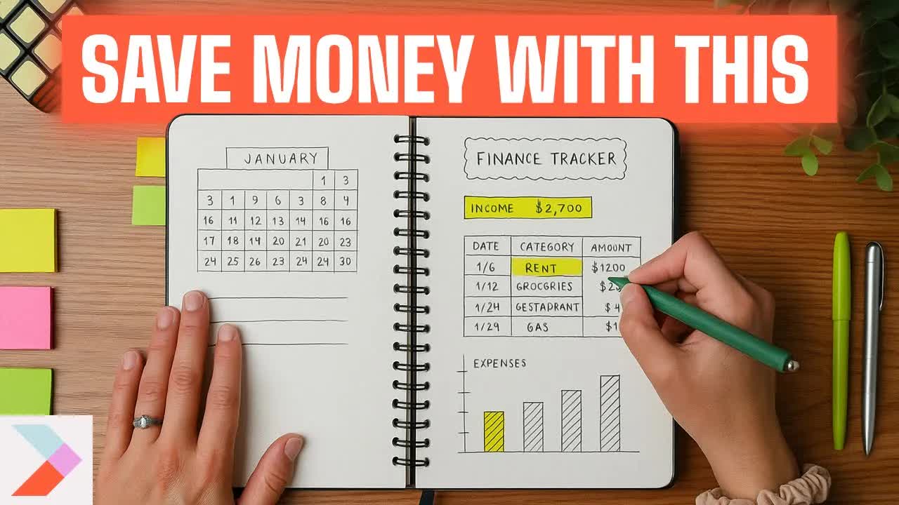 7 FUN Ideas to Track Your Finances Using a Blank Notebook