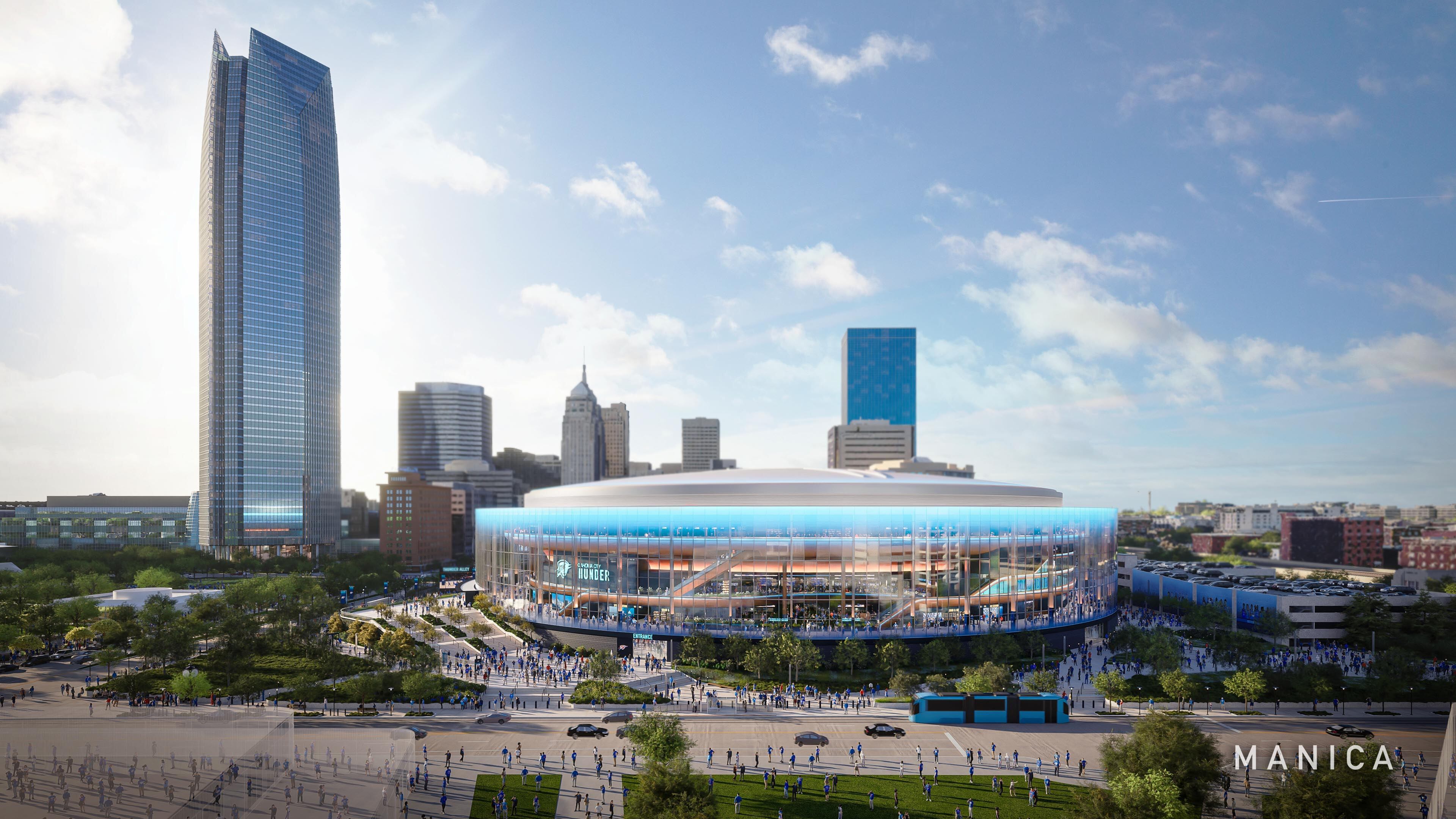 Architectural designs released for new OKC arena