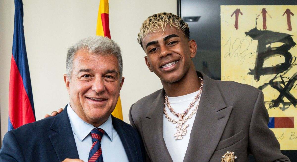 Lamine Yamal defiende su polémica fiesta tras renovar con el Barça ...