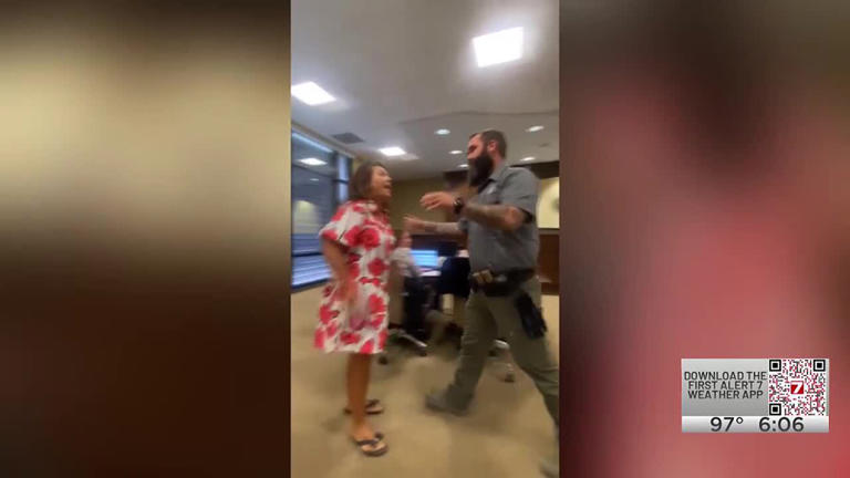 Caught on Camera: Heated exchange at Midland County Commissioners Court