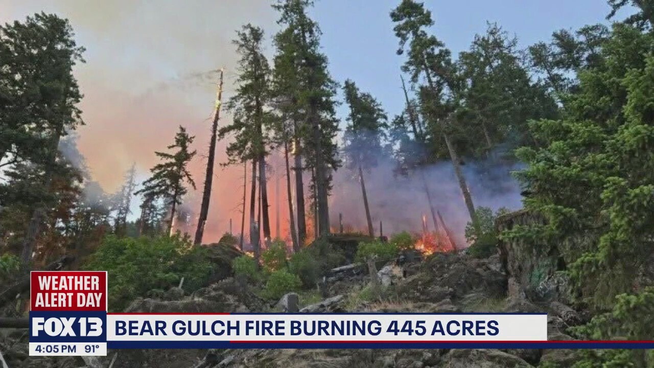 Wildfire update and fire threat: Belgian fire and Bear Gulch fire