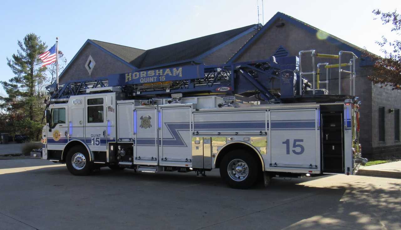 Fire engine strikes teen bicyclist in Horsham: Police