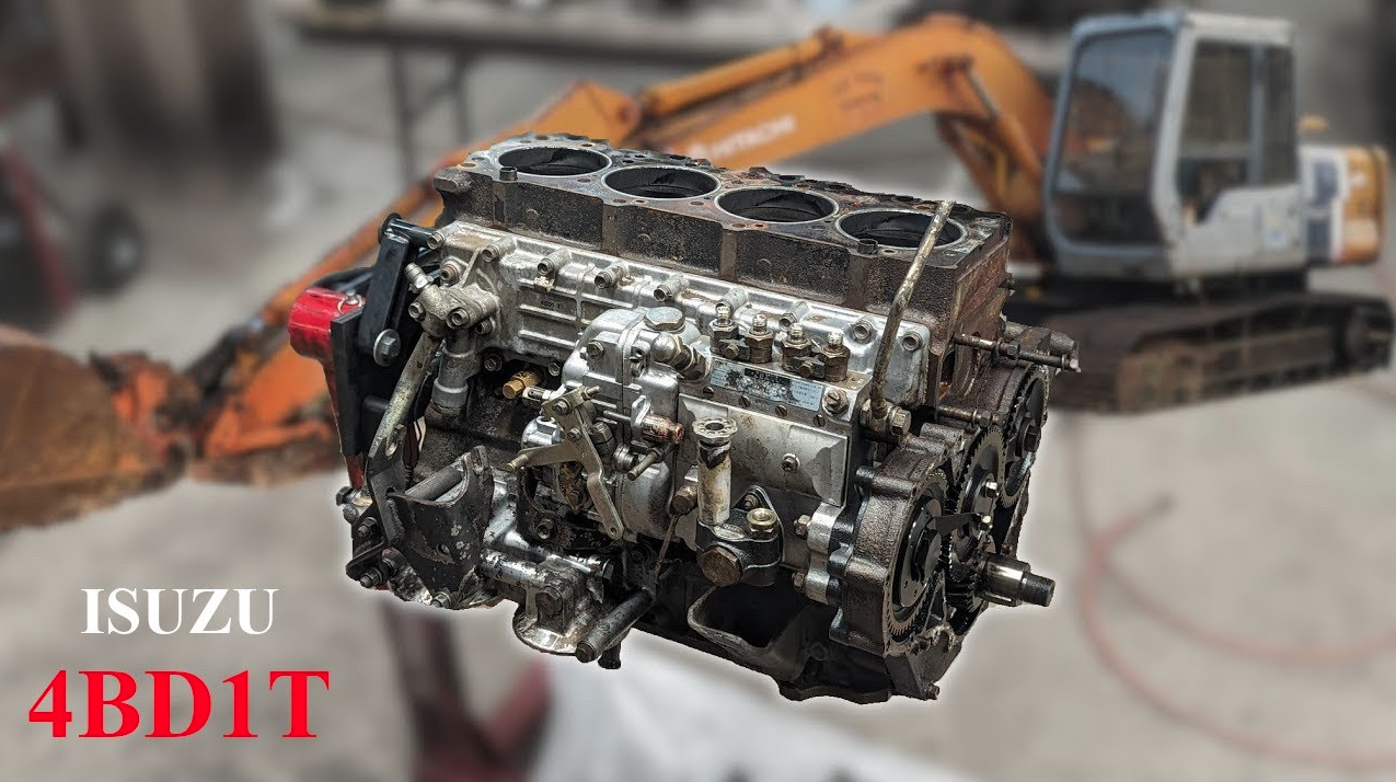Excavator Engine After 9,100 Hours – Is the Isuzu 4BD1T Done For?