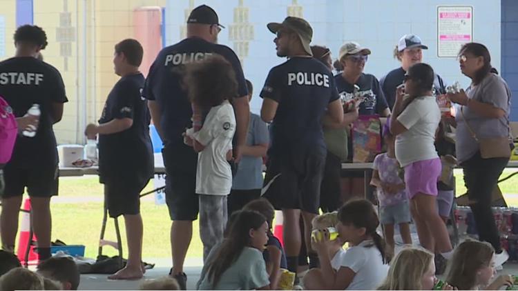 Ingleside police officers bond with youth at annual Field Day in the park