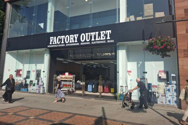 Town centre shop reopens despite company's administration