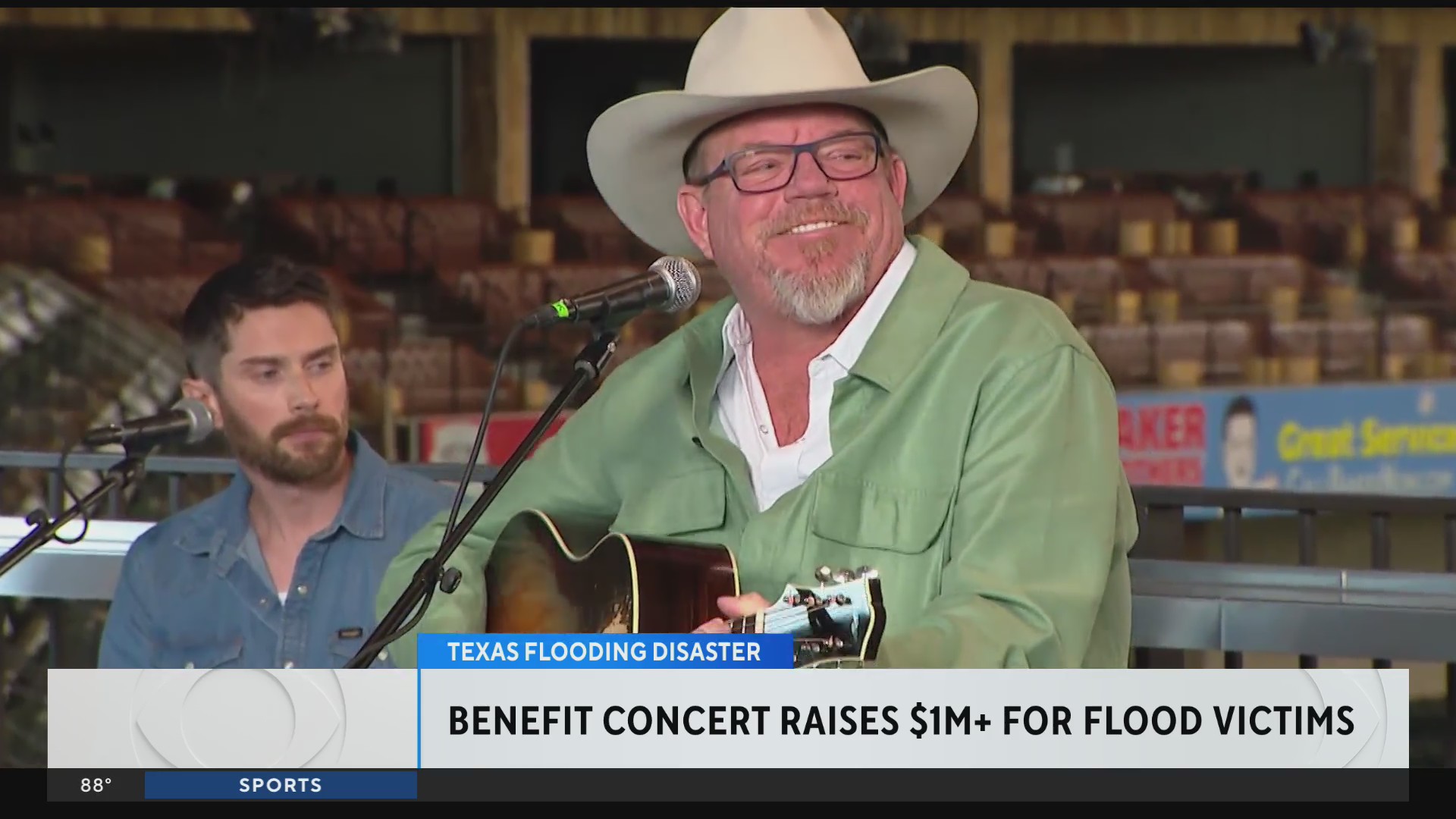 Pat Green's livestreamed concert raises over $1 million for flood victims