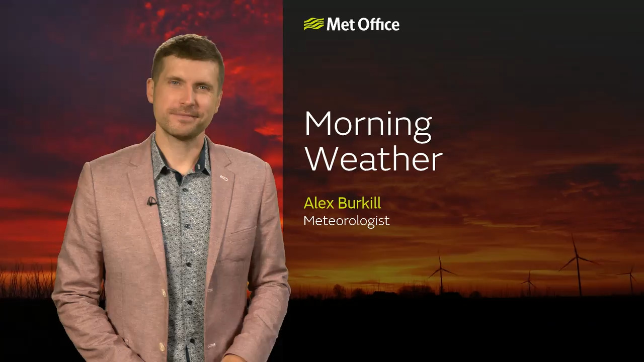Met Office Thursday morning weather forecast 17/07/2025