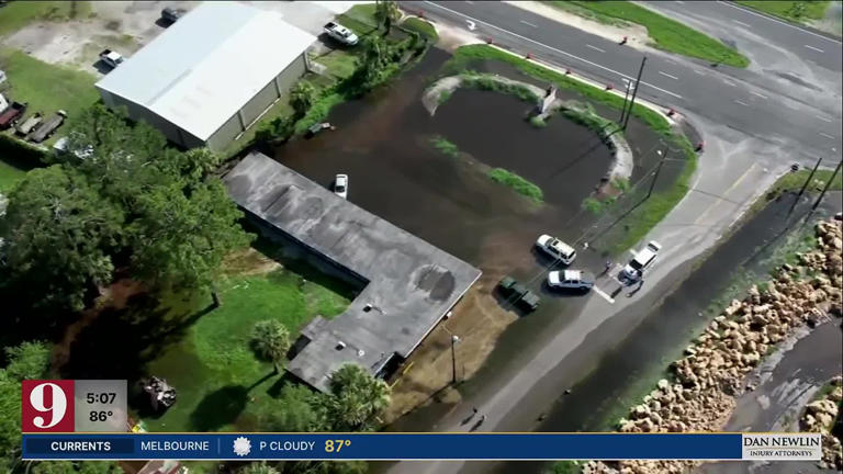 Flooding has been ongoing issue around Mims apartment complex