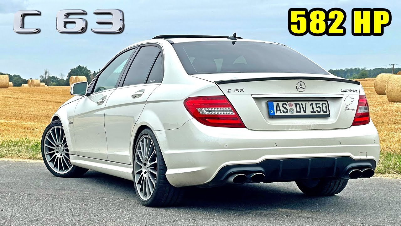 Mercedes C63 AMG Tuning Extrême – Test Autobahn & Son V8 en POV!