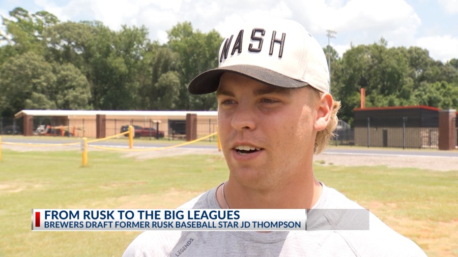 Rusk’s J.D. Thompson drafted by the Milwaukee Brewers