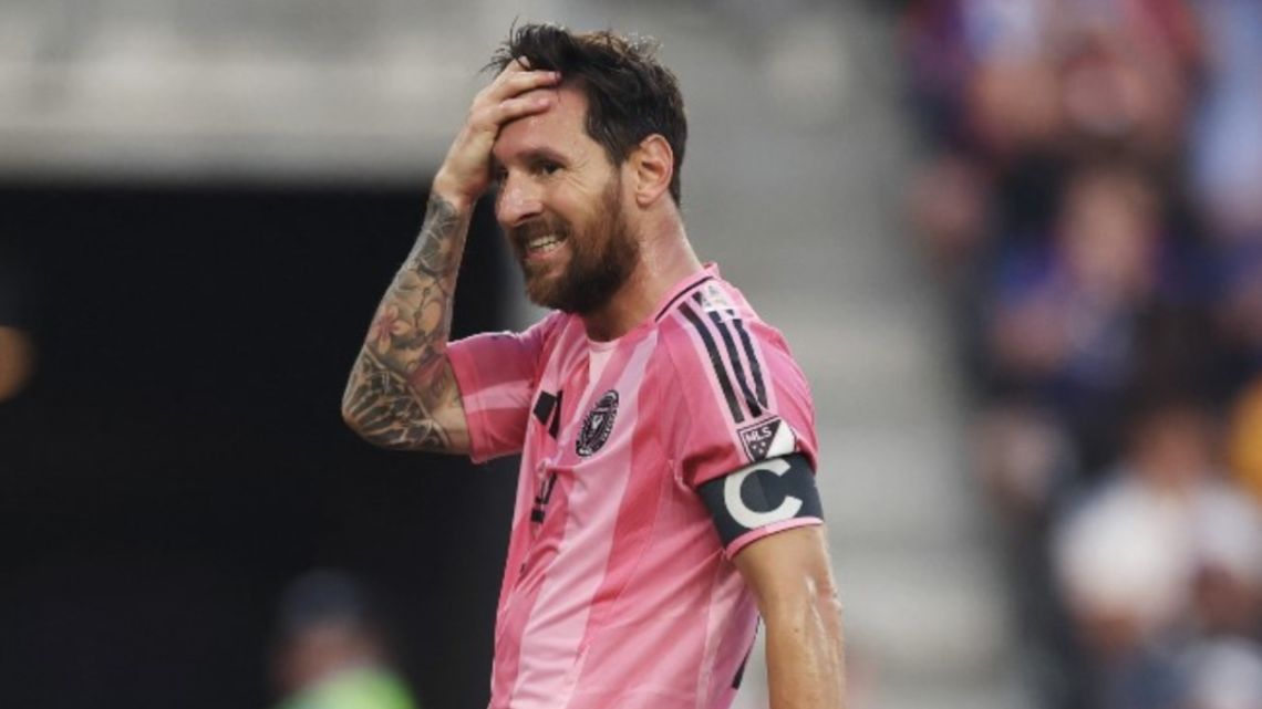 Messi no tuvo una gran noche en Ohio y el Inter Miami volvió a perder ...
