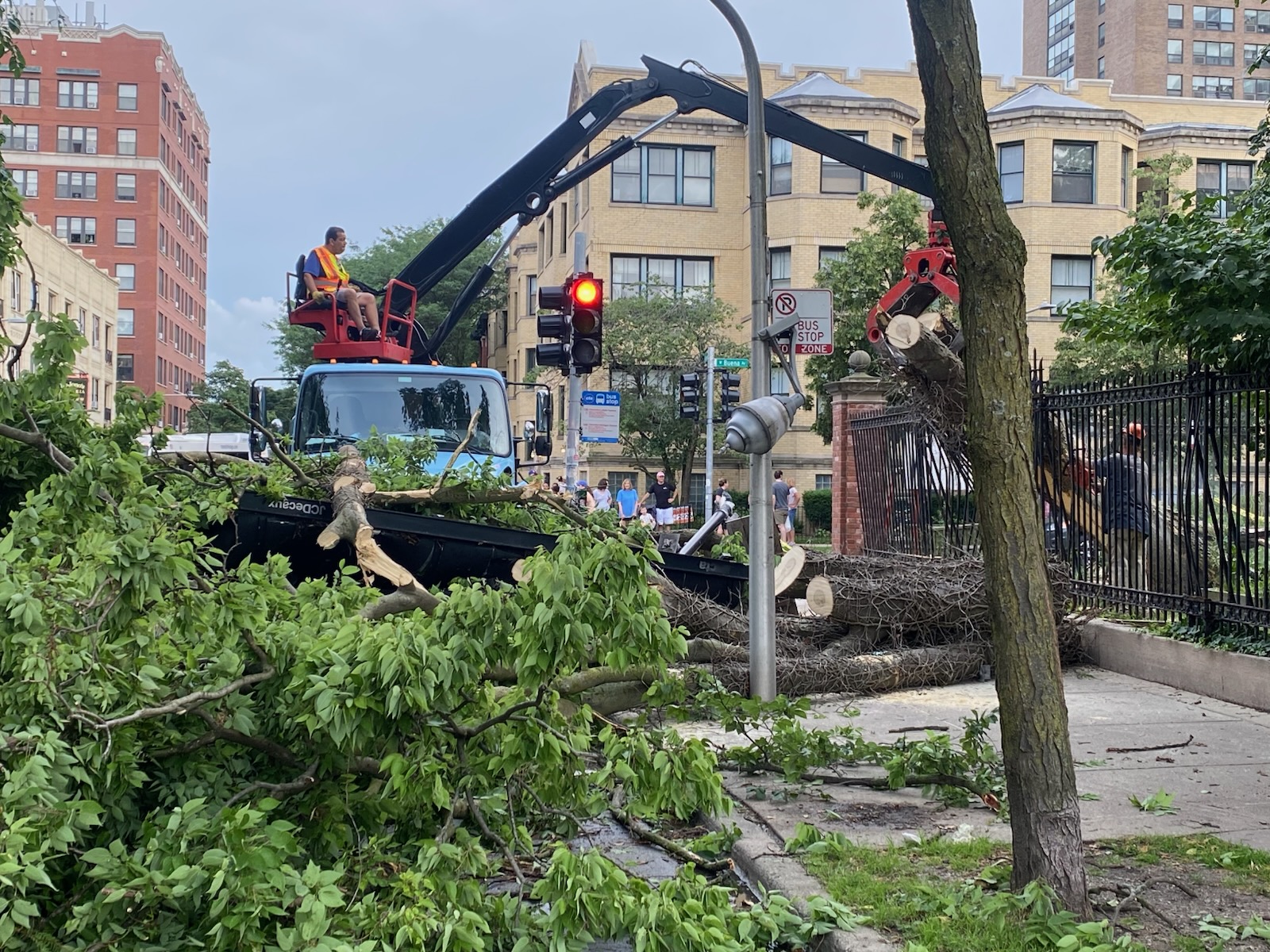 Strong winds, severe thunderstorms leave behind damage across Chicago area