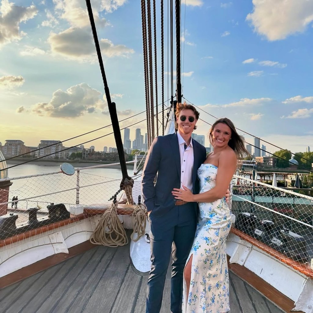 Mets’ Brett Baty gets engaged in touching moment at New Jersey beach