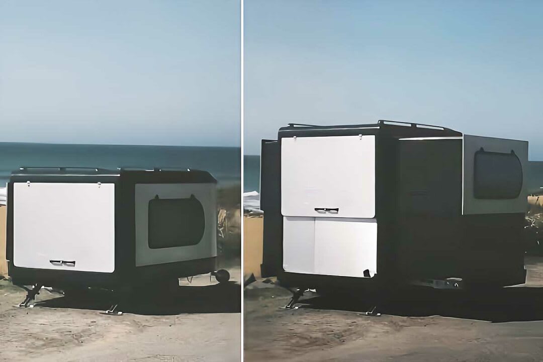 Tipoon, l’invention d’une étonnante mini caravane qui se déploie en ...