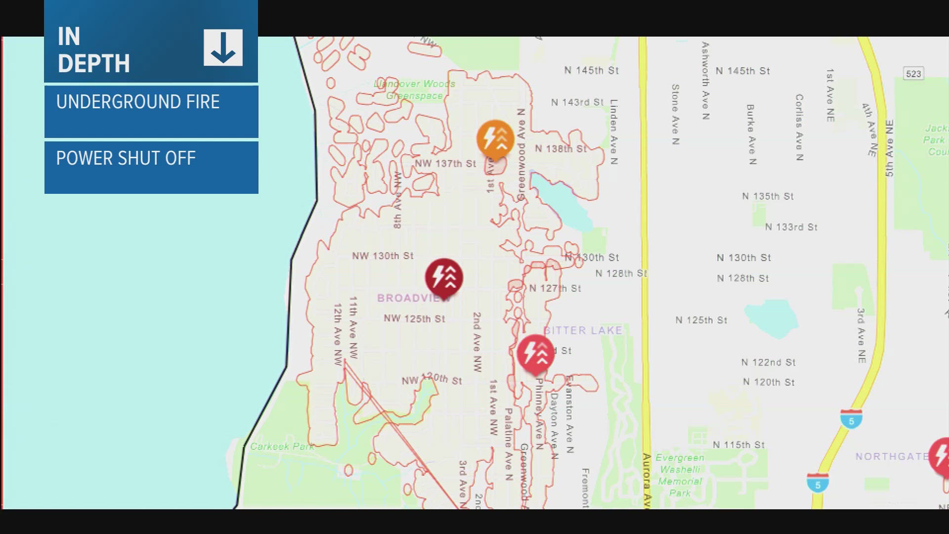 Vault fire cuts power to more than 21,000 in North Seattle