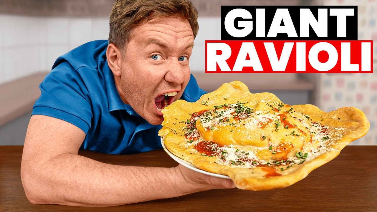 Making a Giant Ravioli from Scratch
