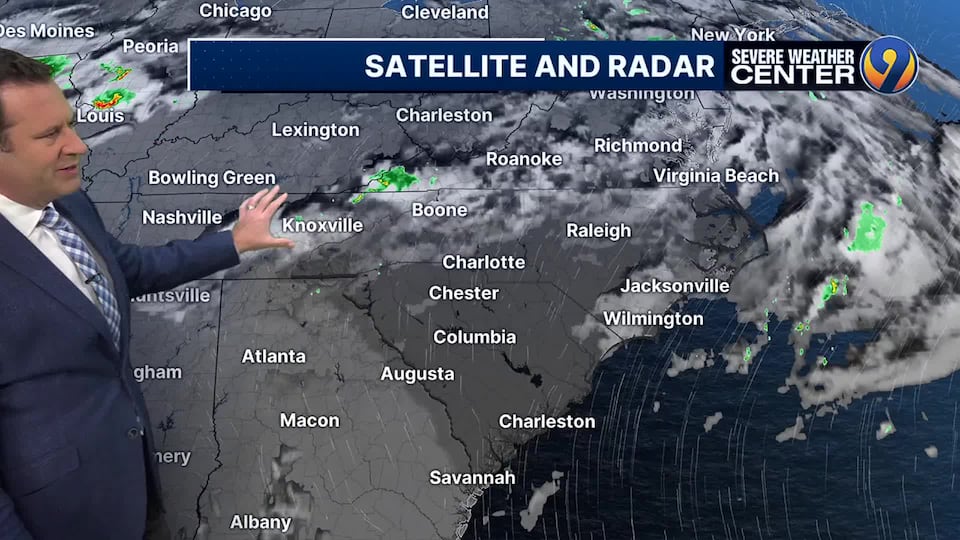 Thursday morning's forecast with Meteorologist Keith Monday